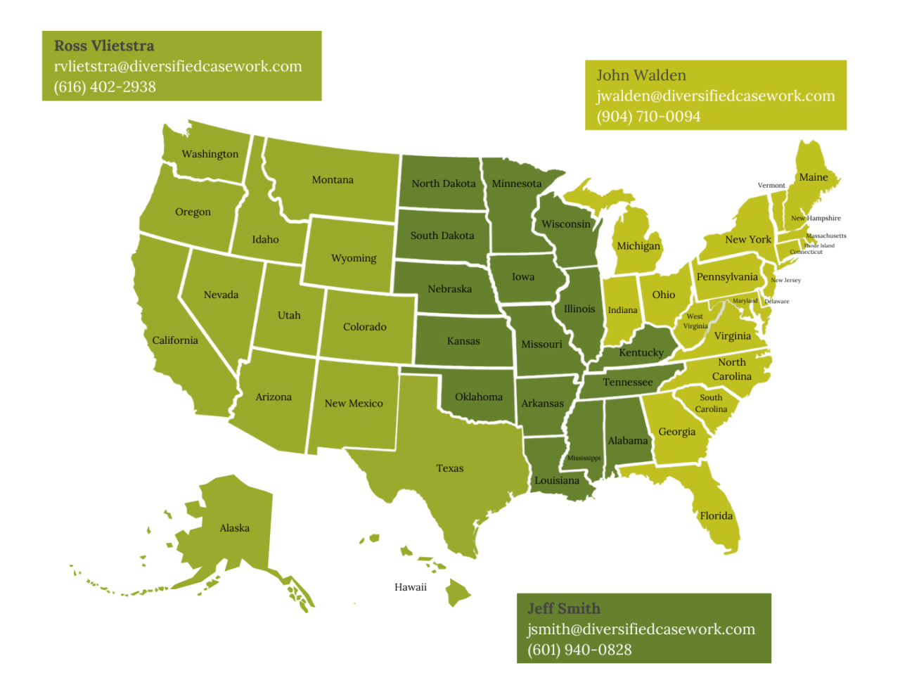 Diversified Casework Strategically Re-Aligns Sales Territories